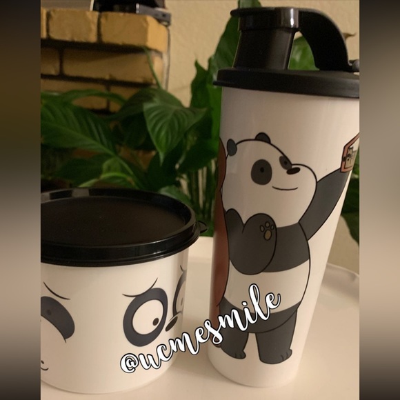 Tupperware | Kitchen | Tupperware We Bare Bears Tumbler And Container ...